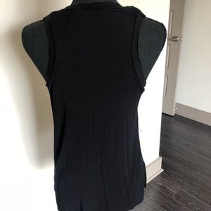 Ginger G | Tops | Ginger G Black Fringe Heart Tunictank Medium | Poshmark